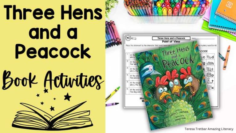 Three Hens And A Peacock Book Activities | Amazing Literacy