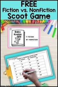 Fiction Vs. Nonfiction Scoot Game | Amazing Literacy