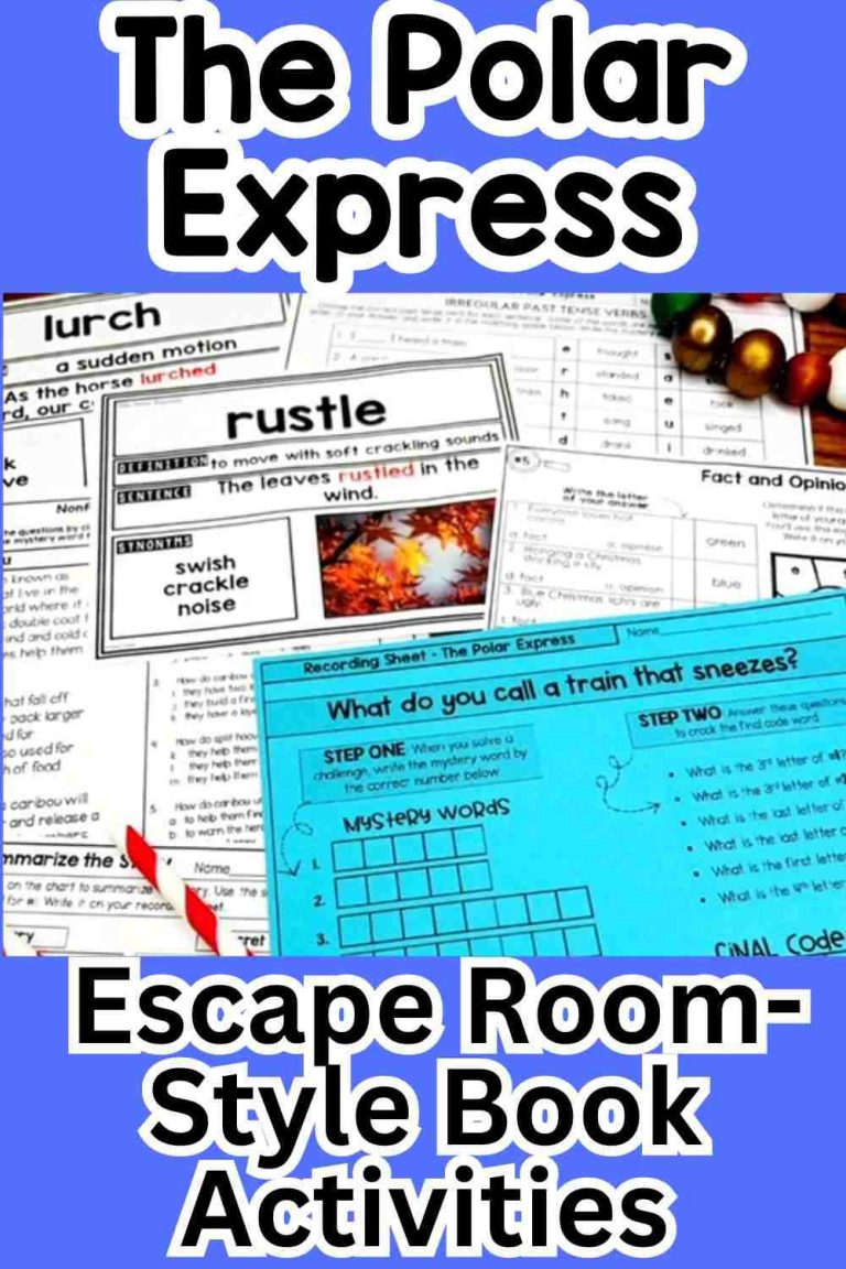 The Polar Express Escape Game-Style Activities | Amazing Literacy